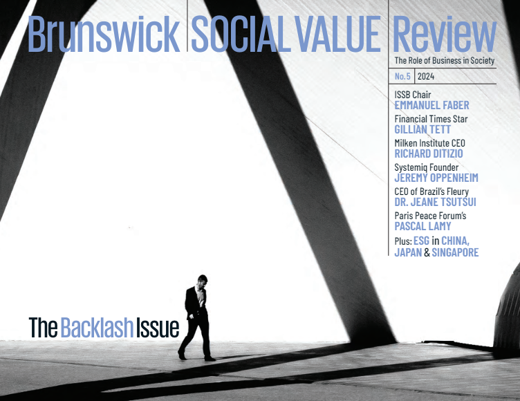 Brunswick Review especial sobre ESG traz entrevista com Jeanne Tsutsui ...